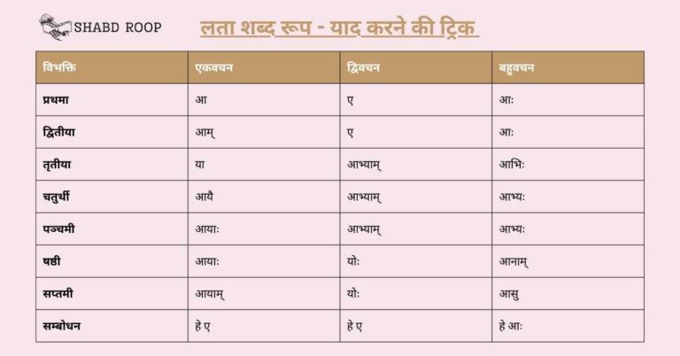Lata Shabd Roop - Free PDF Guide Inside
